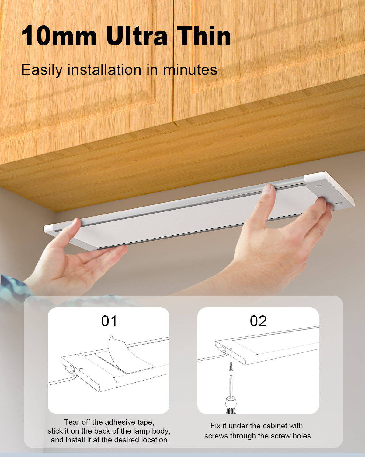 KL LED Panel Cabinet Lights 24-inch – MYPLUS